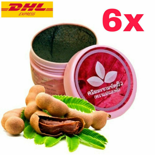 Tamarind Scrub Cream Mask for Face and Body - Thai Whitening Formula f ...