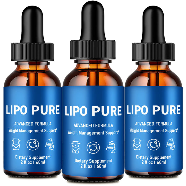 Lipo Pure Drops - Advanced Formula for Healthy Weight Management (3 Pa ...