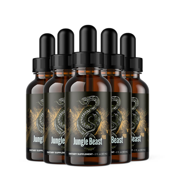 Jungle Beast Pro Male Vitality Drops - Official 5-Pack ...
