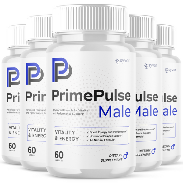 (5 Pack) Prime Pulse Advanced Male Pills PrimePulse Vitamin Supplement ...