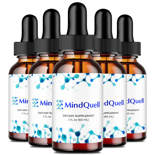 Mind Quell Blood Support Formula - 5 Pack Liquid Drops ...