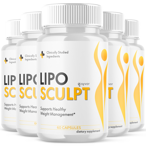 Lipo Sculpt Advanced Energy & Fitness Vitamin LipoSculpt (5 Pack - 300 ...