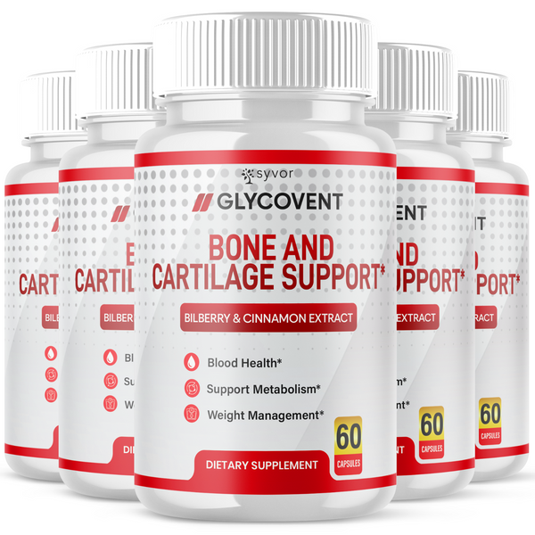 Glycovent Bone and Cartilage Advanced Mobility Supplement Pills (5 Pac ...