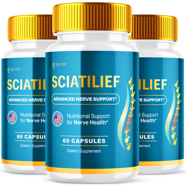 Sciatilief Advanced Nerve Support Formula Maximum Strength Vitamin (3 ...